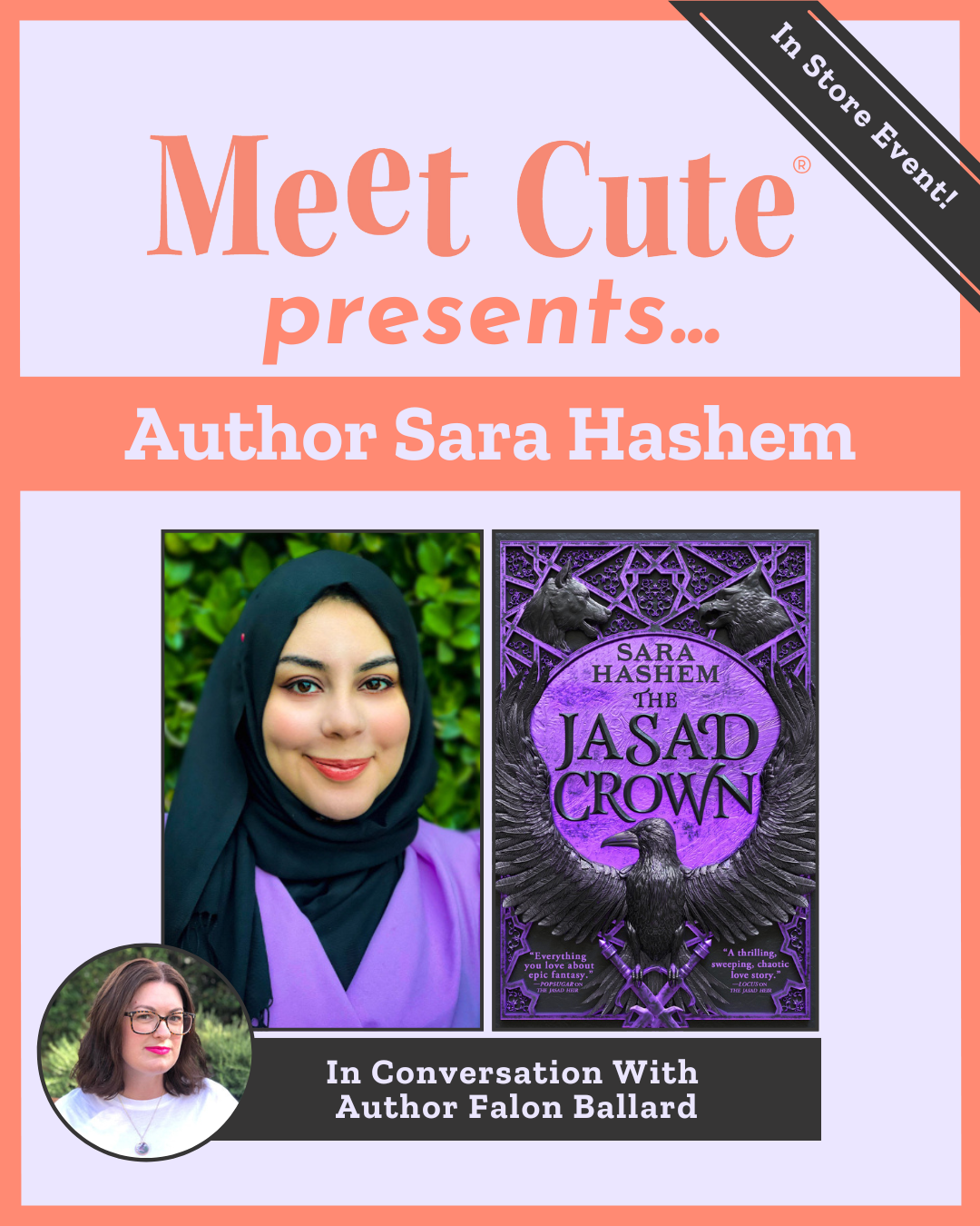 Book Release Party for Sara Hashem | Meet Cute Romance Bookshop