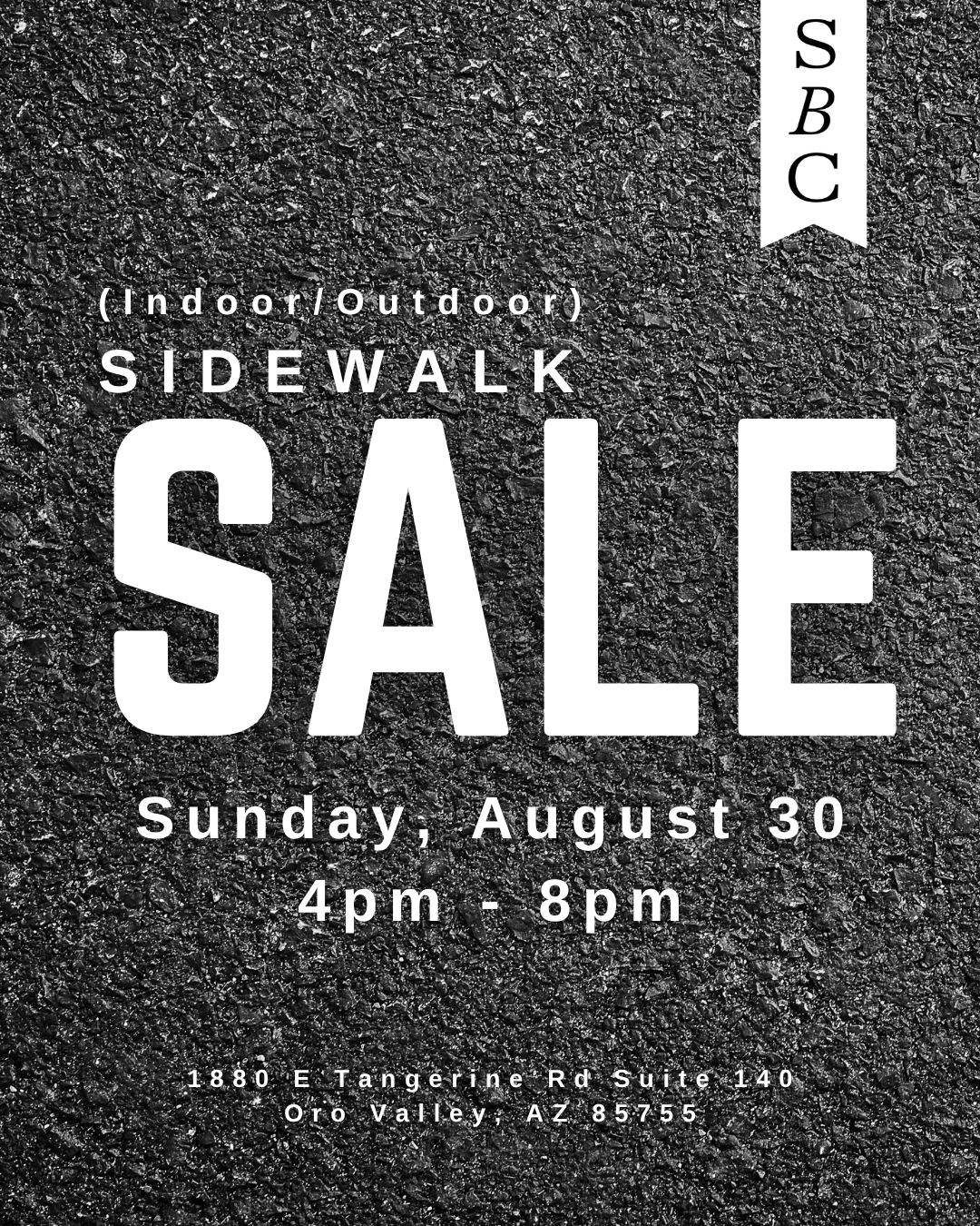 Summer Sidewalk Sale @ Stacks Oro Valley | Stacks Book Club