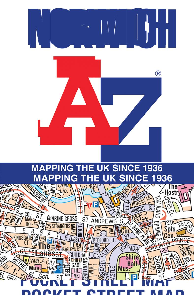 Norwich A-Z Pocket Street Map by Maps A-z - McNally Robinson Booksellers