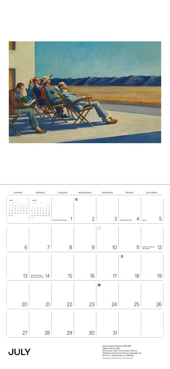 Edward Hopper Wall Art Edward Hopper 2026 Square Wall Calendar ...
