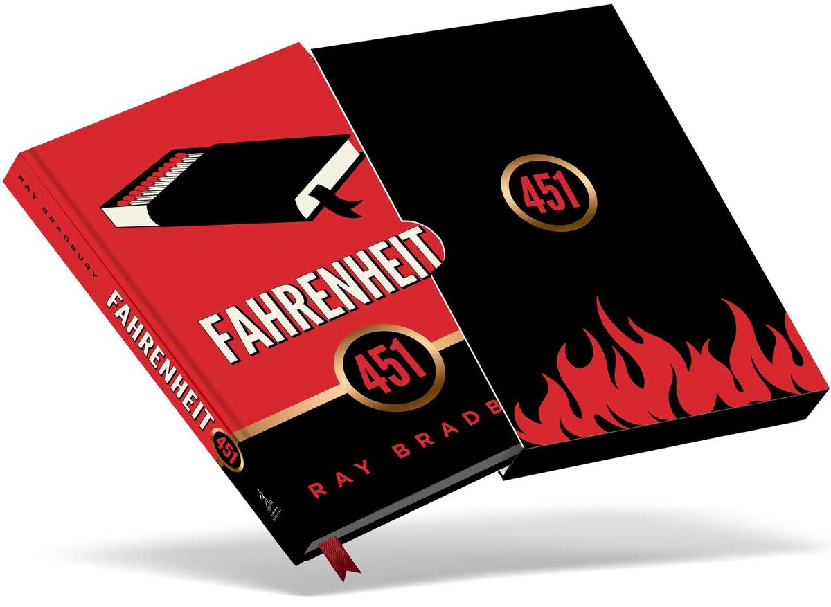 Fahrenheit 451 (Deluxe Slipcase Edition) by Ray Bradbury | Blue Heron Books