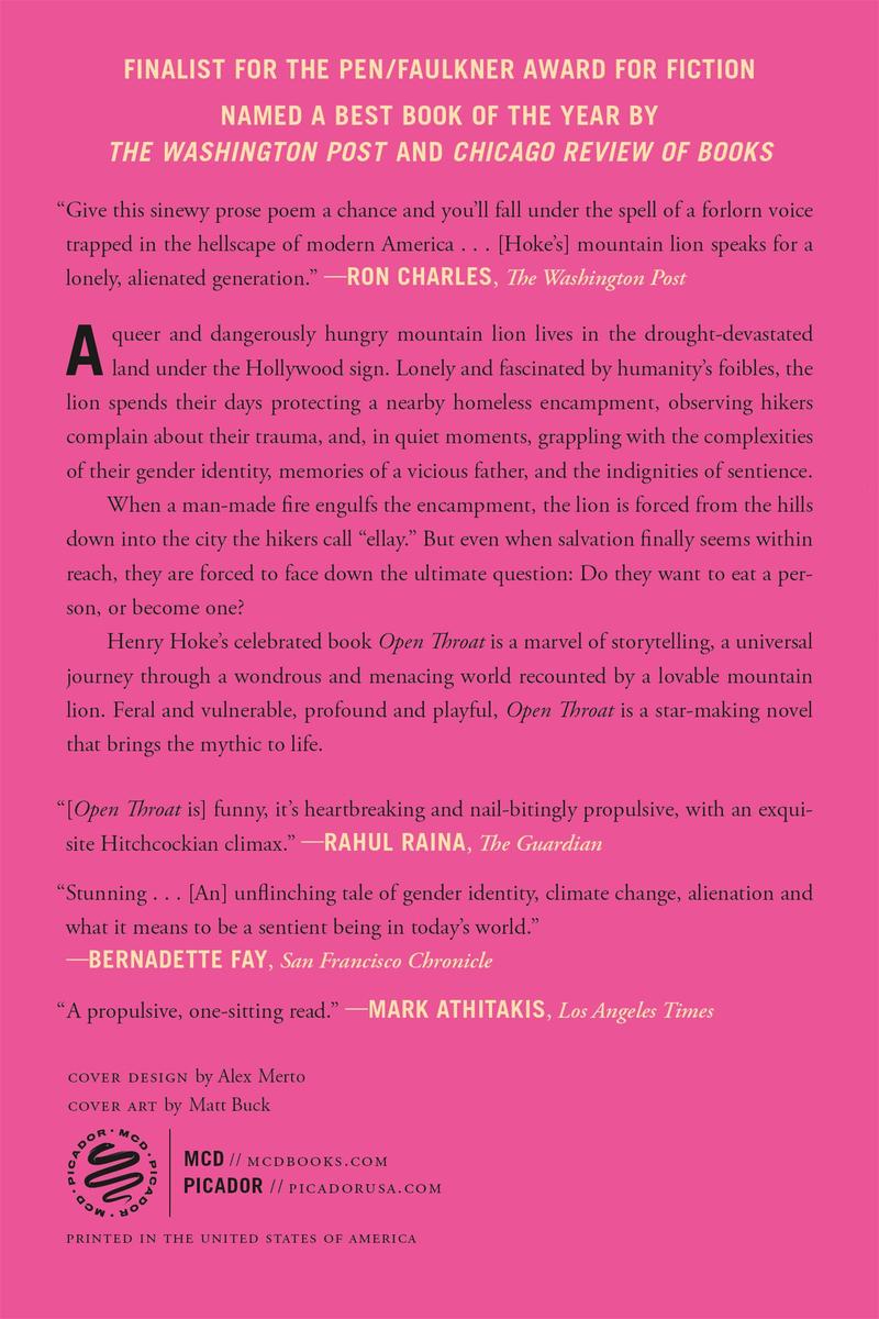 Open Throat by Henry Hoke | Two Friends Books