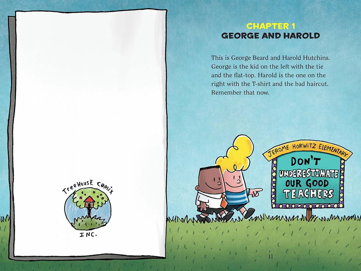 Captain Underpants Professor Poopypants Name Chart