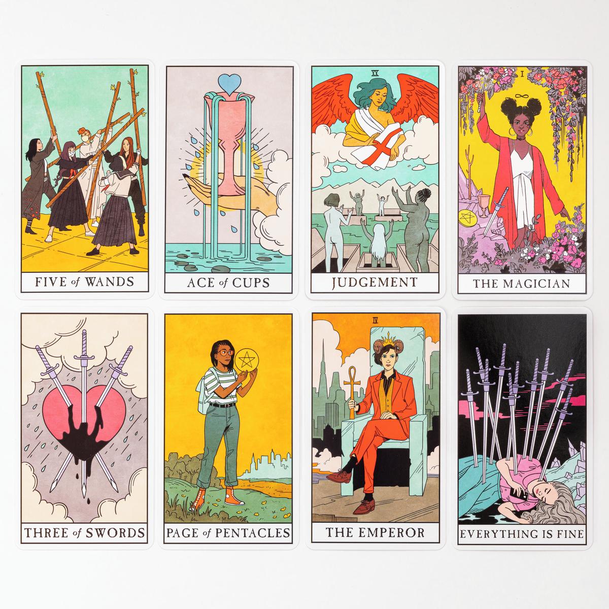 Tarot Card Designs The Modern Goth's Tarot Deck | Thames & Hudson
