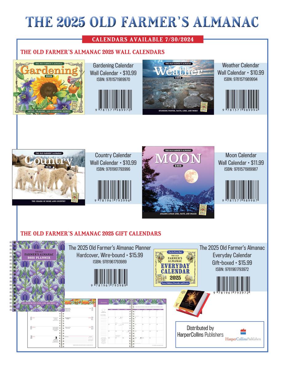 Farmers Almanac Planting Calendar 2025 Farmers' Almanac Farmers'