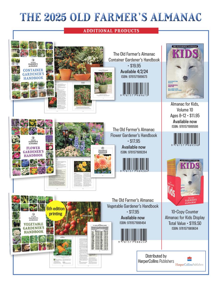 Farmers Almanac Planting Calendar 2025 Farmers' Almanac Farmers'
