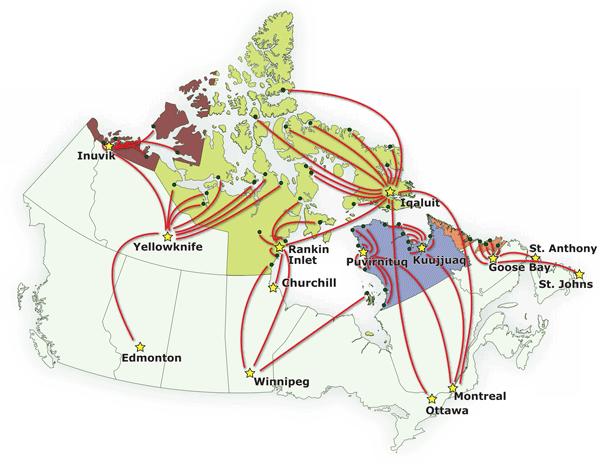 Map Of Canada West Coast Aboriginal Art