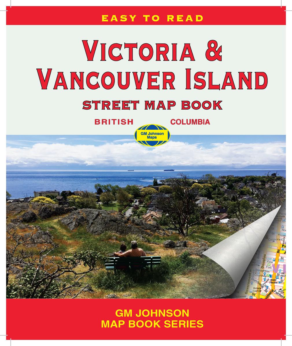 Map Of Victoria Vancouver Island British Columbia British Columbia