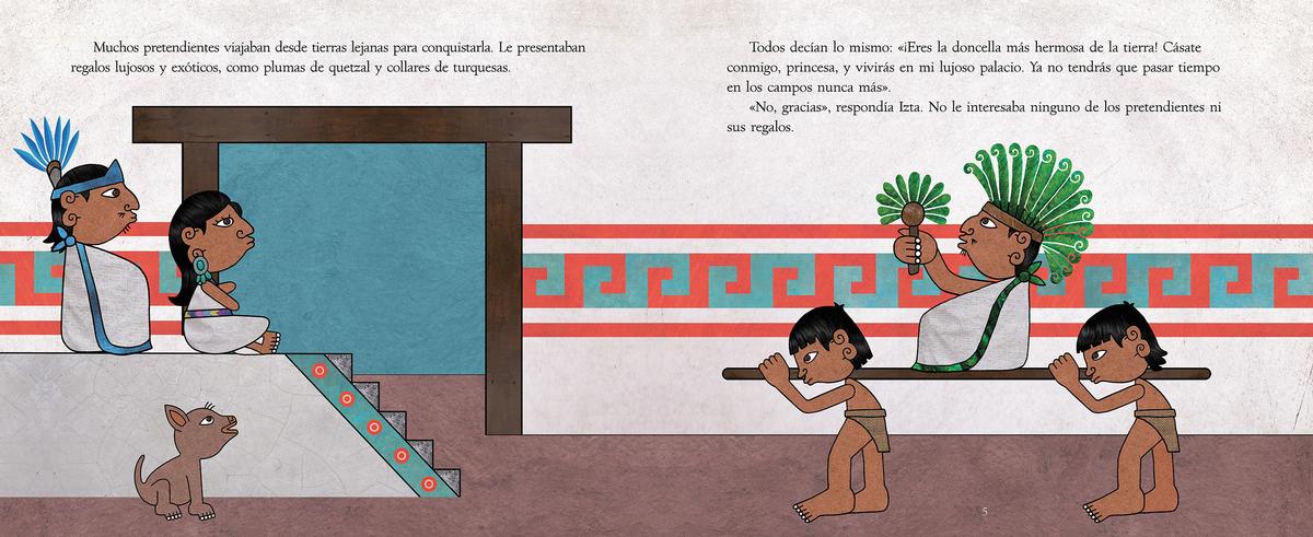Guerrero Azteca Y Princesa Iztaccíhuatl Y Popocatépetl Una Historia
