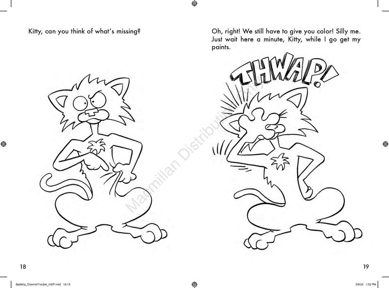 Bad Kitty Coloring Pages