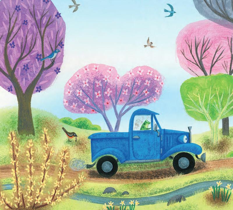 Little Blue Truck's Springtime by Alice Schertle | Books Are Magic