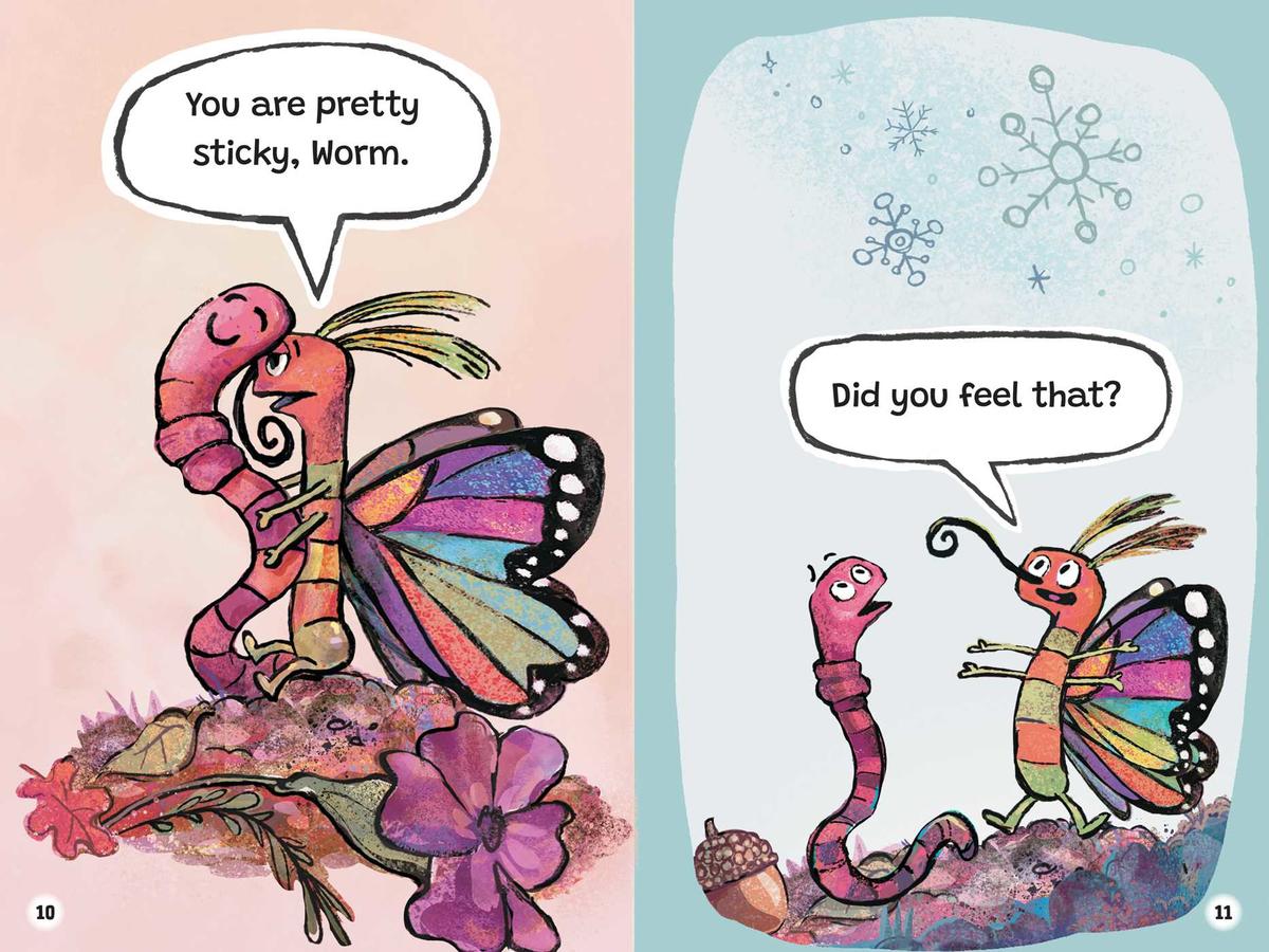 Worm and Butterfly Are Friends Always by Kaz Windness | Vancouver Kidsbooks