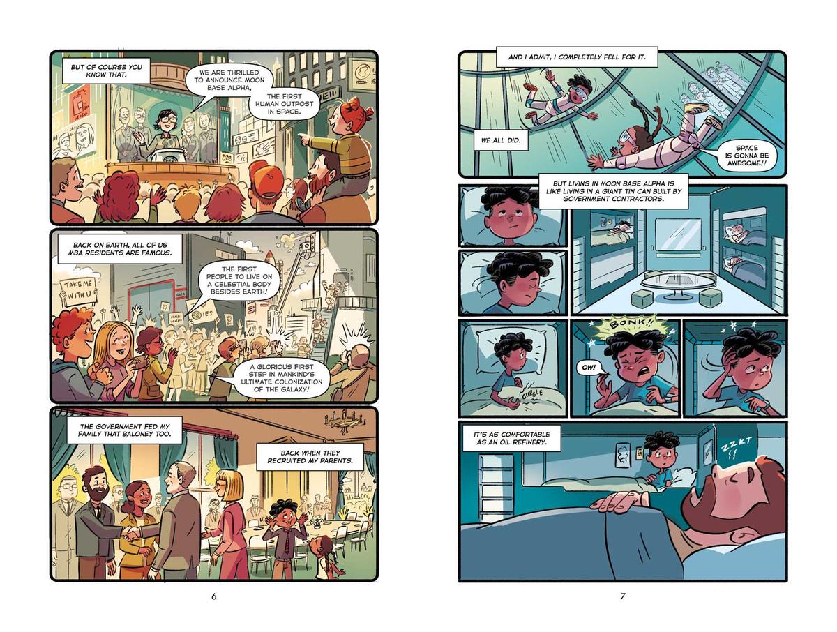 Space Case the Graphic Novel by Stuart Gibbs | Ella Minnow Children's ...