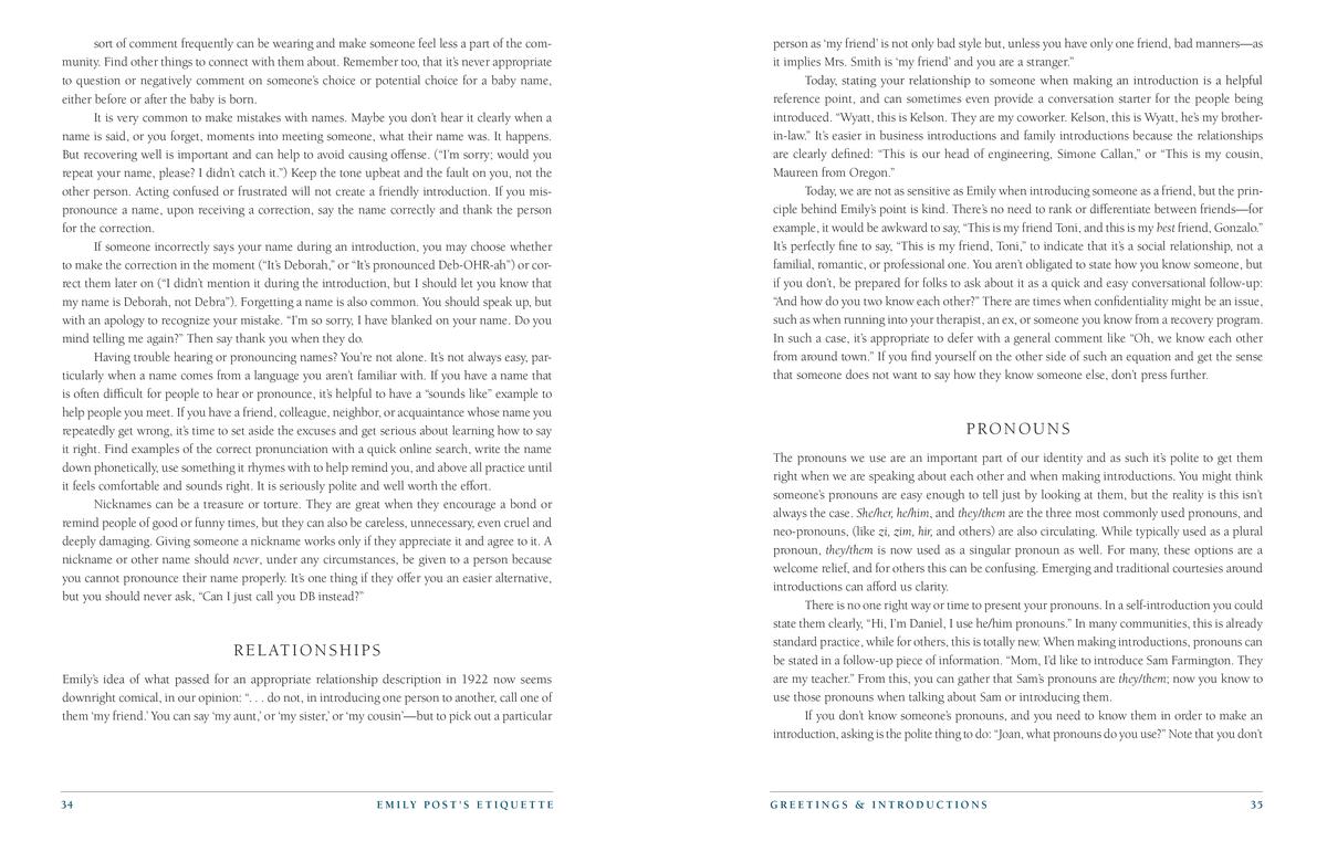 Emily Post's Etiquette, The Centennial Edition by Lizzie Post ...